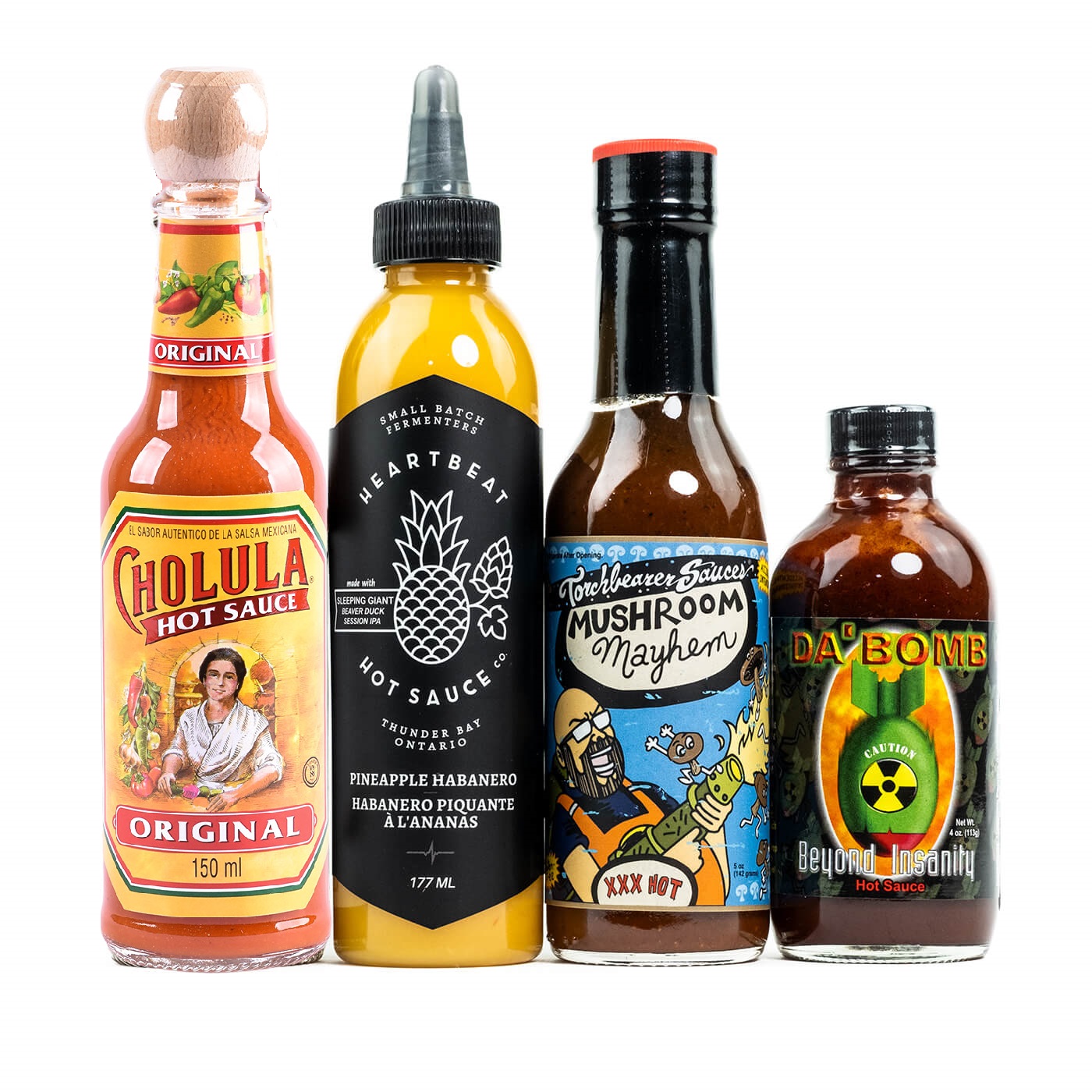 HOT ONES Gift Pack, a pack with 4 sauces from the show! - Heatsupply