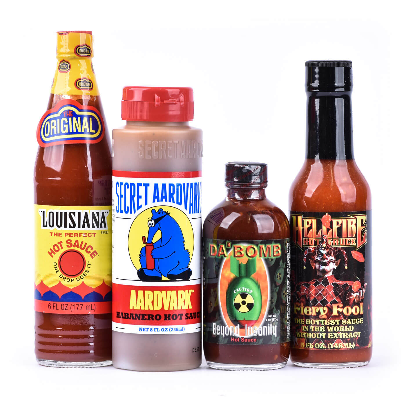 HOT ONES Gift Pack, een pakket met 4 sauzen uit de show! - Heatsupply