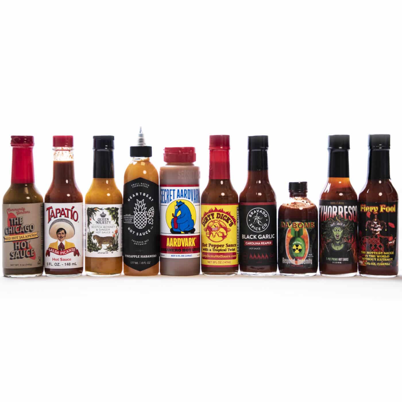 The Hot Ones Challenge (10 hot sauces) - Heatsupply