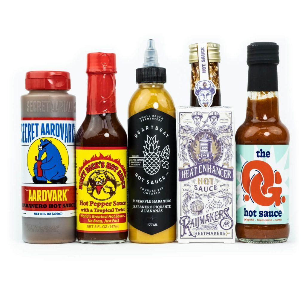 Bestel onze Top 5 hot sauces in 1 voordelig pakket - Heatsupply