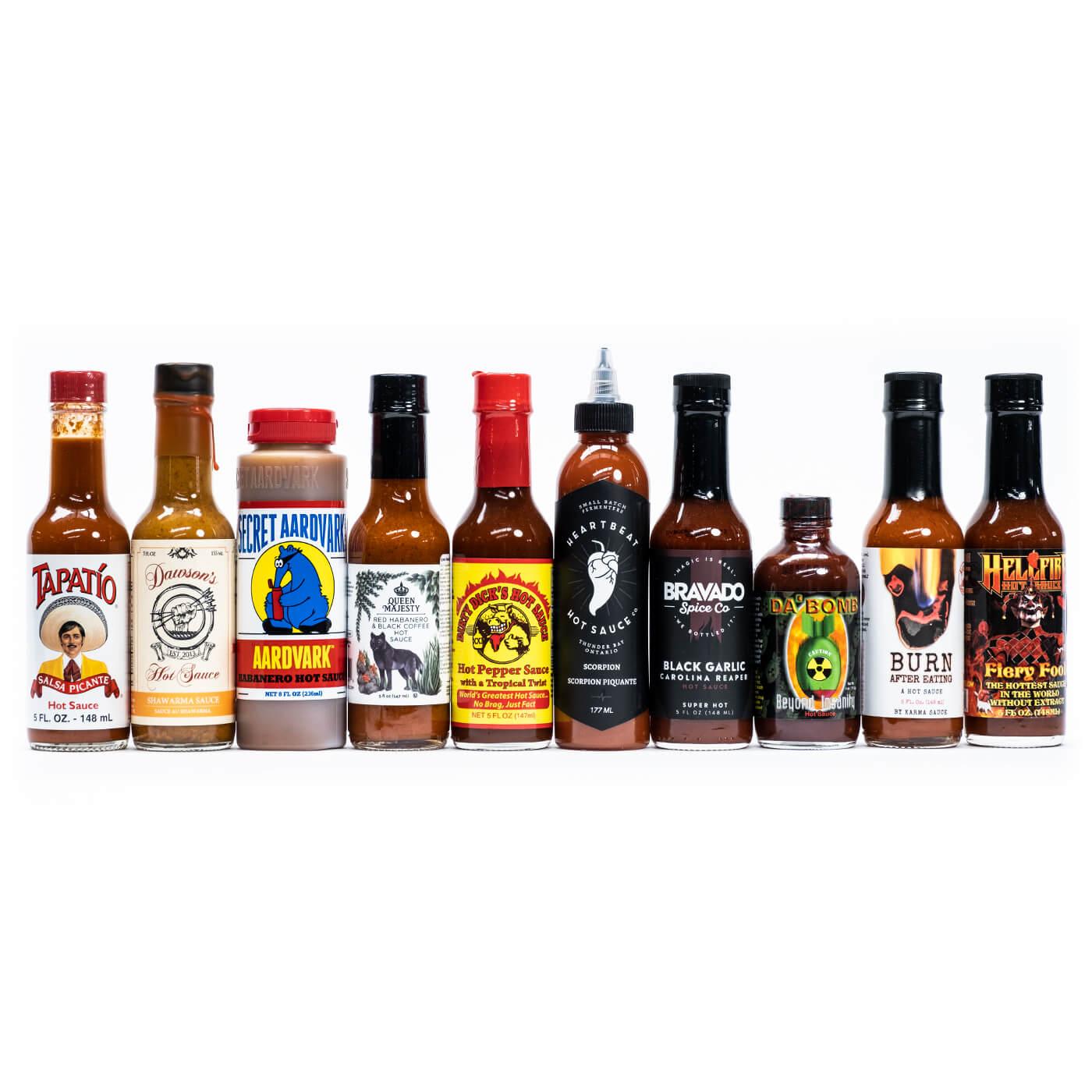The Hot Ones Challenge (10 hot sauces) - Heatsupply