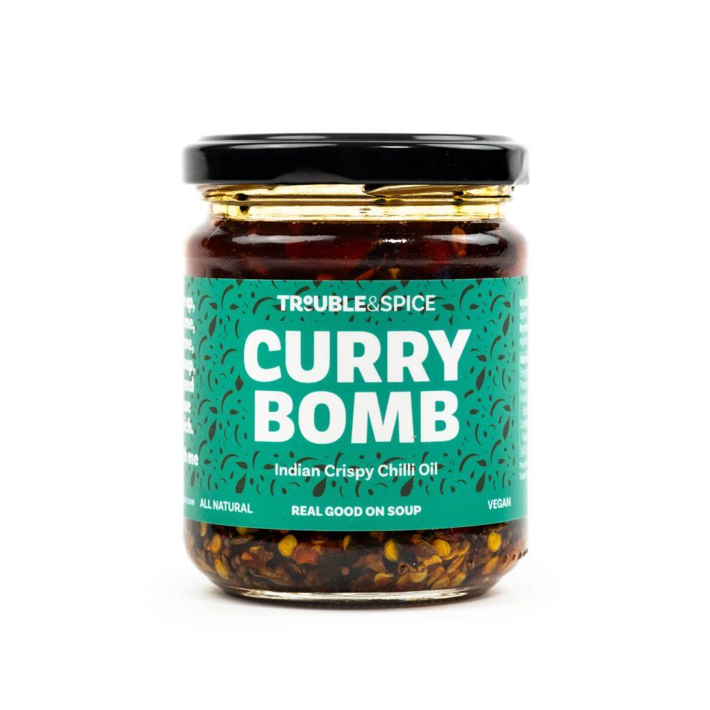 Trouble & Spice Curry Bomb - Indian Crispy Chilli Oil - Heatsupply