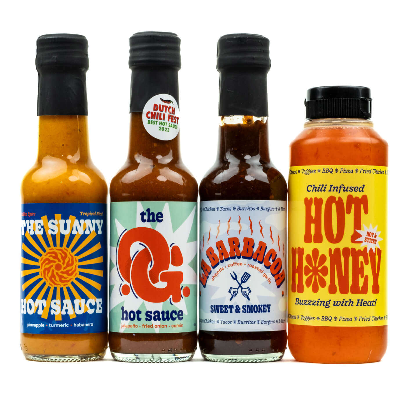 Heatsupply Pack - Sauzenpakket met 3 hot sauces en hot honey