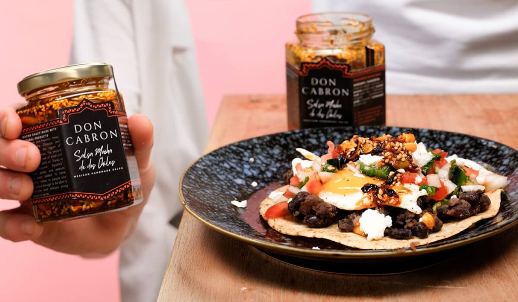 Our favorite fried egg: Huevos Rancheros with Salsa Macha - Heatsupply