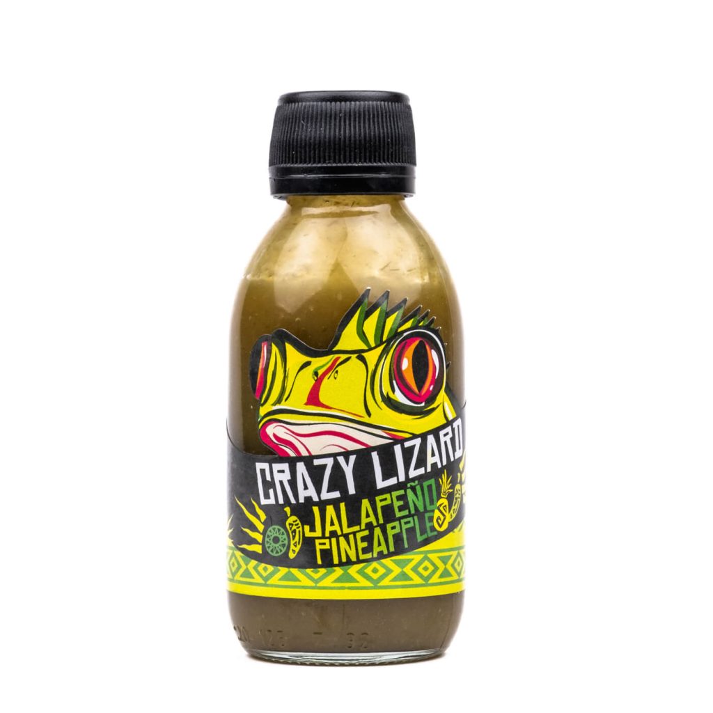 Crazy Lizard Jalapeno Pineapple Hot Sauce - Heatsupply