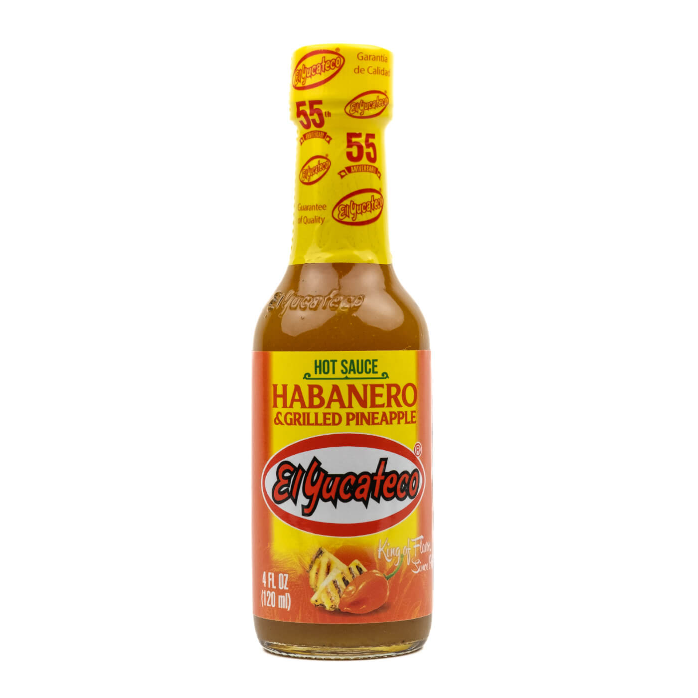 El Yucateco Habanero Grilled Pineapple Hot Sauce - Heatsupply